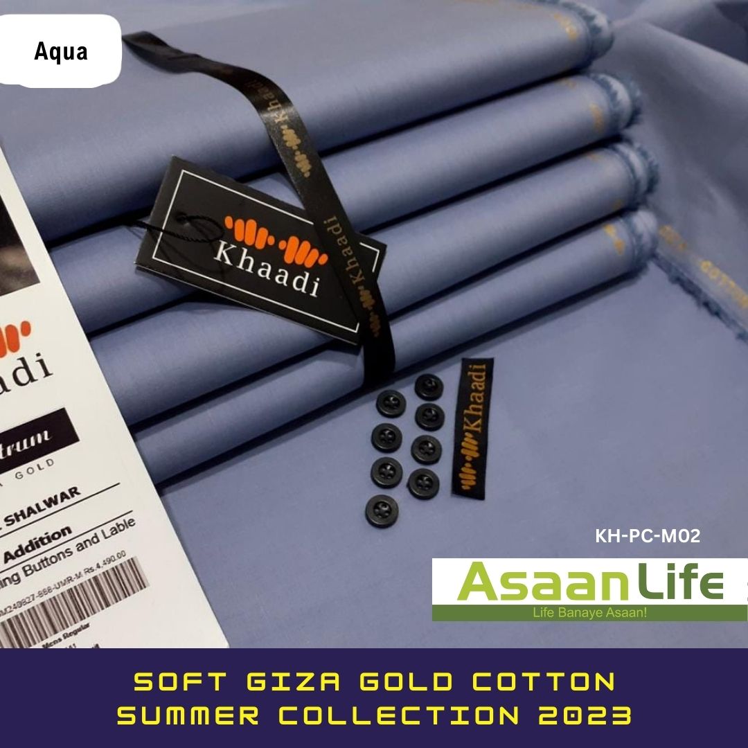 Khaadi Spectrum Giza Gold Cotton – AsaanLife